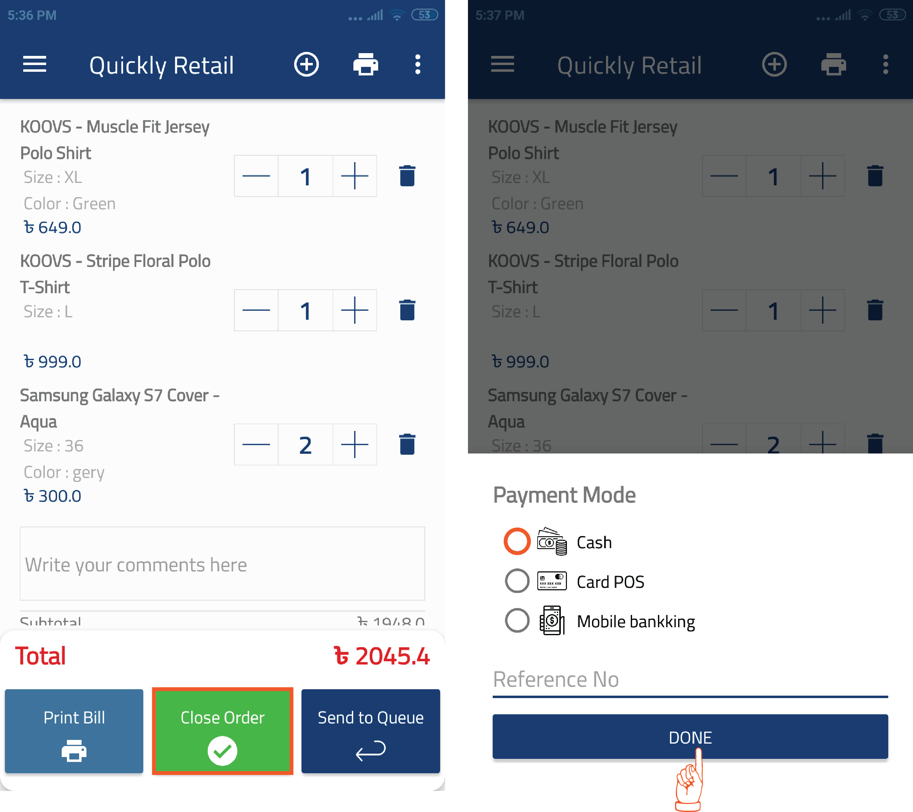 Knowledge Base - Quickly Retail