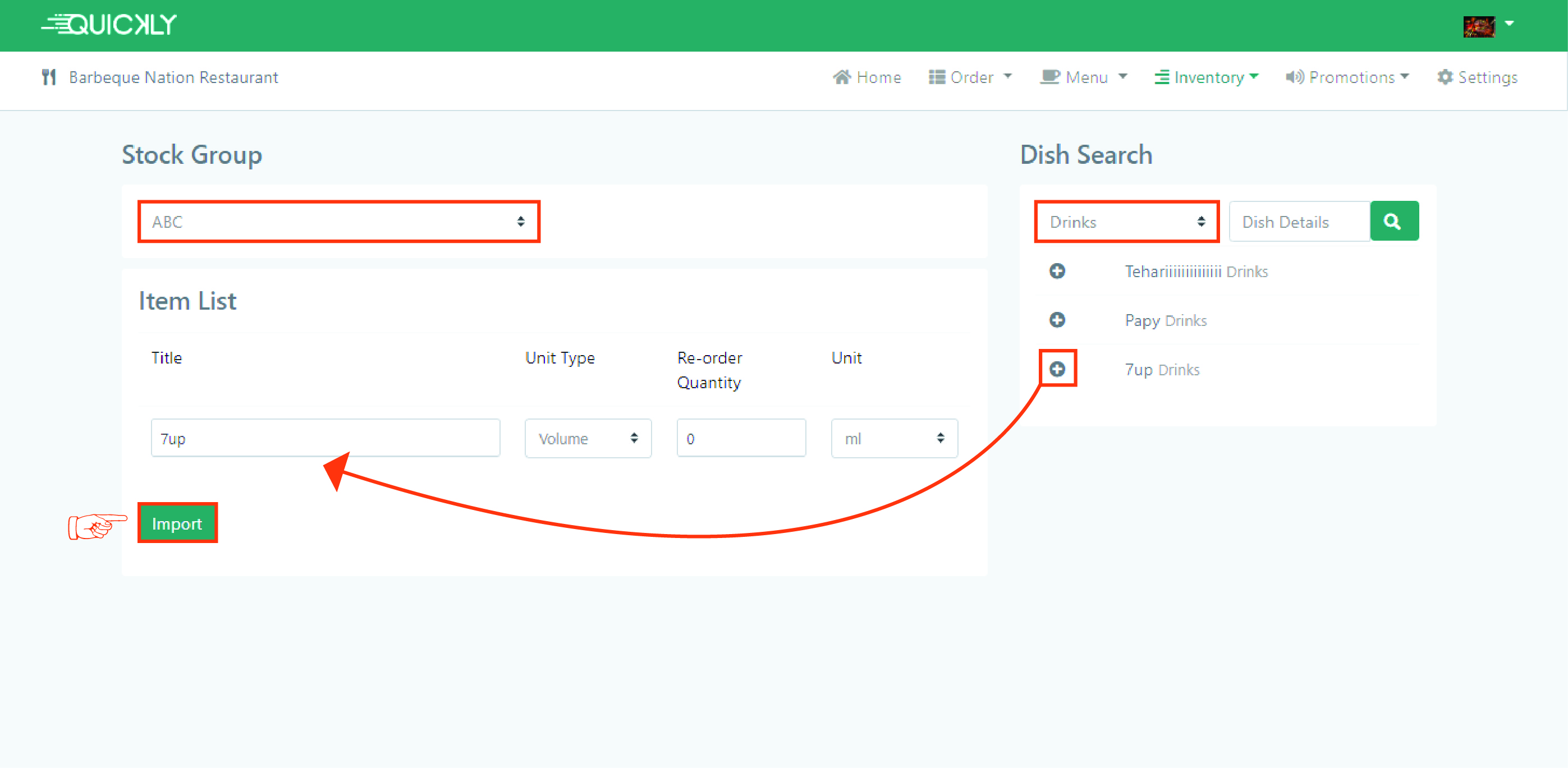 Knowledge Base - Quickly Restaurant