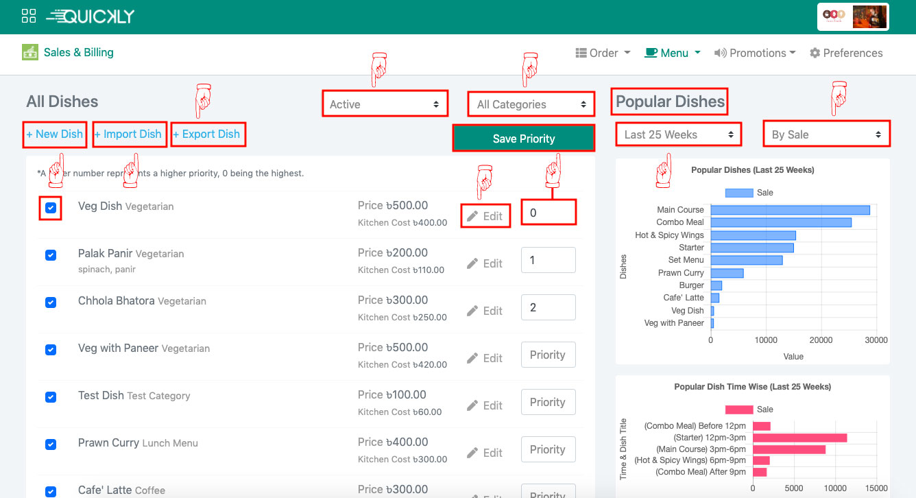 Knowledge Base | Quickly Restaurant
