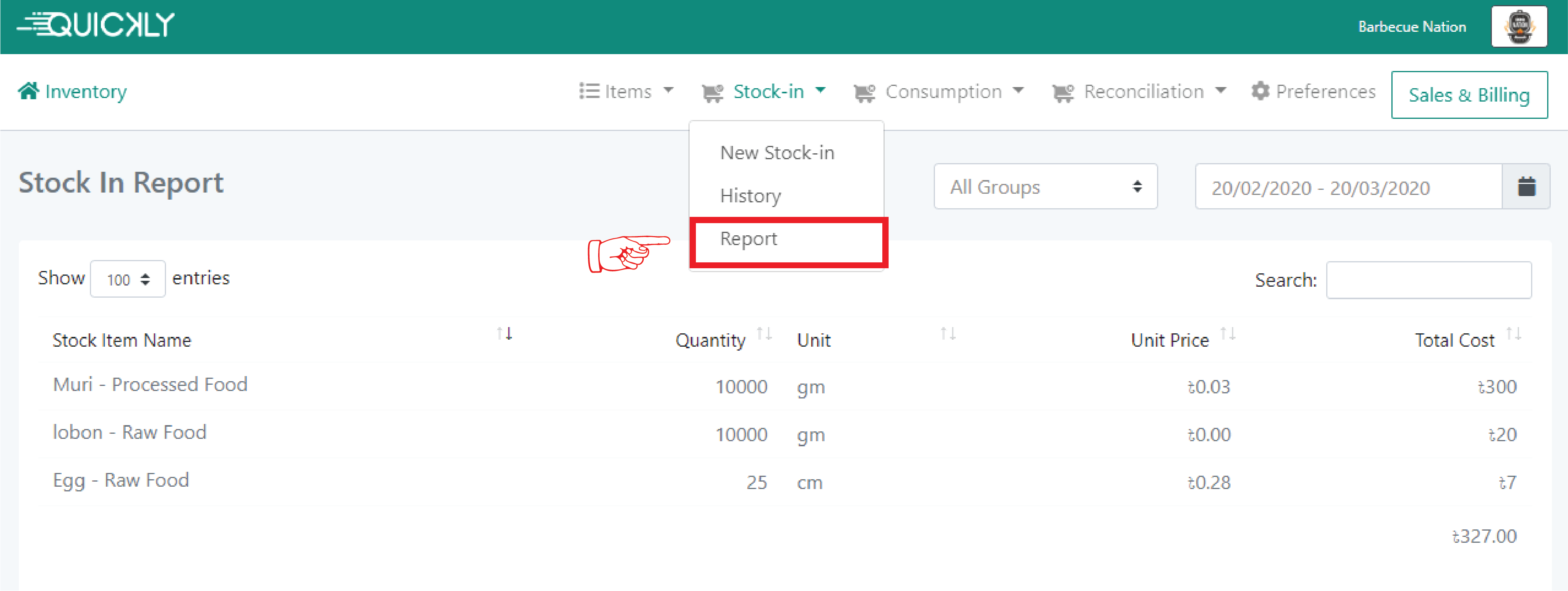 Knowledge Base - Quickly Restaurant